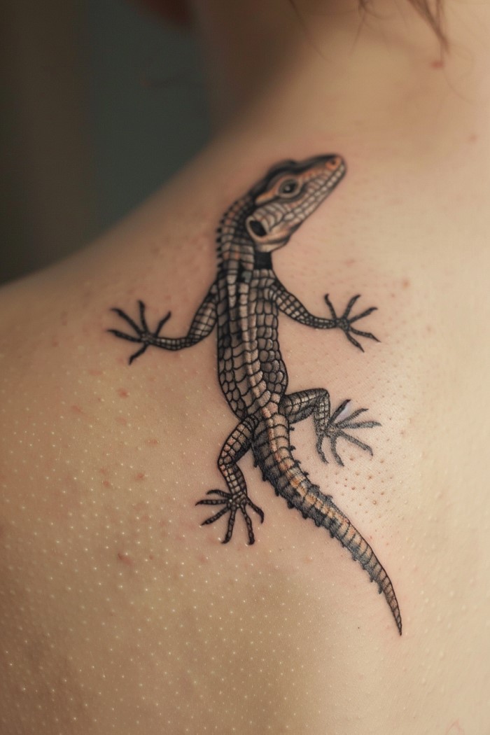 People Are Loving These Small Cute Lizard Tattoos
