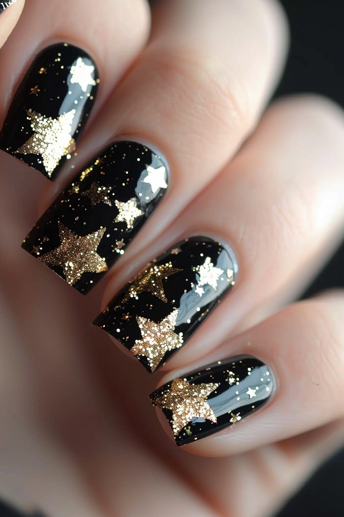 Sparkle and Shine: Stunning Starry Nail Art Designs